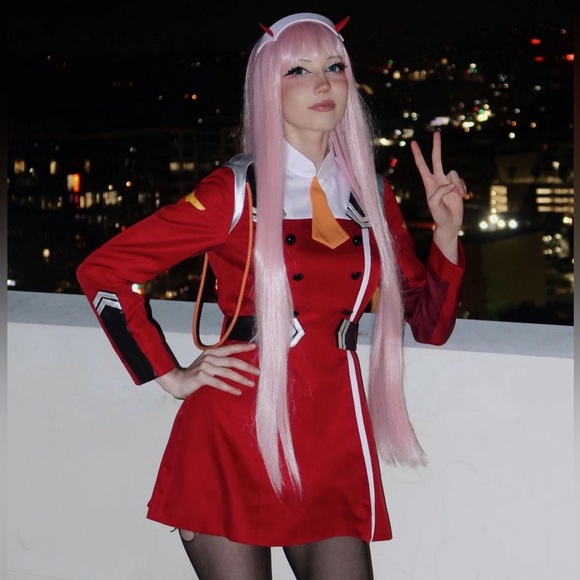 Other | Zero Two Uniform Cosplay Costume | Poshmark